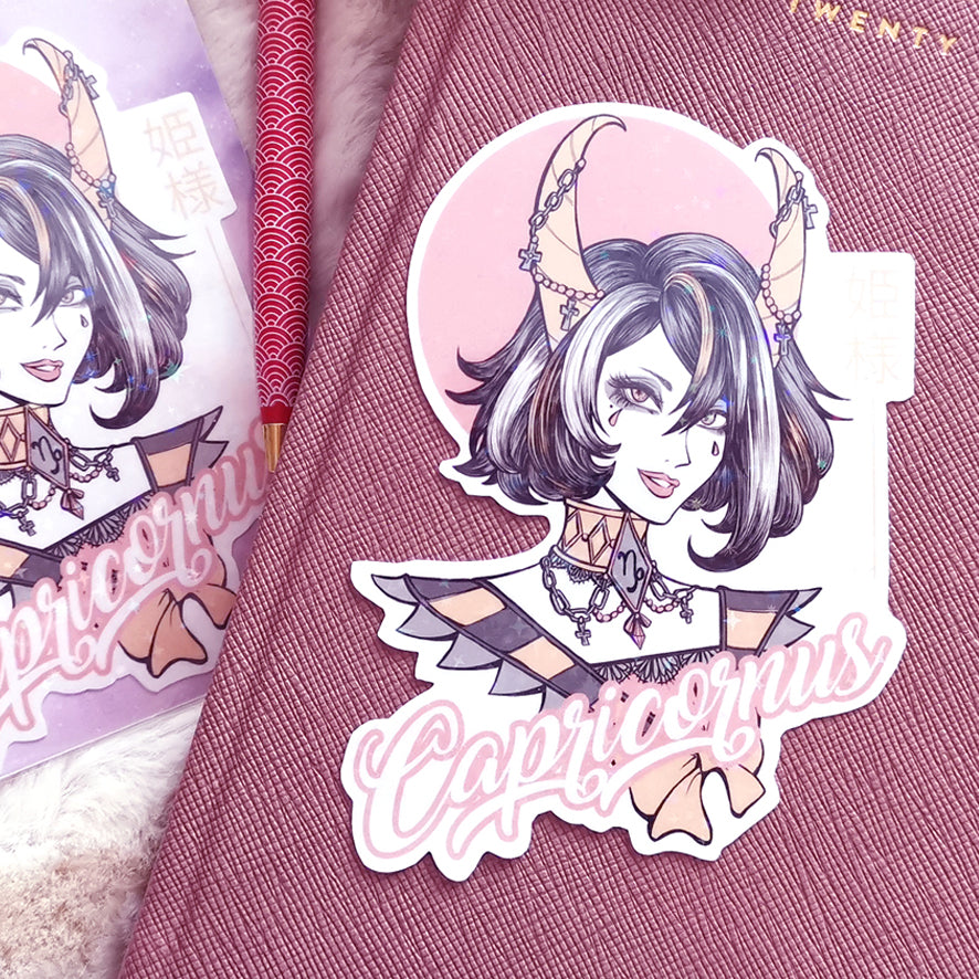 Capricornus - Zodiac Collection - XXL Stickers – Himesama by Sabrina ...