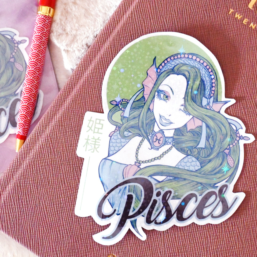 Pisces- Zodiac Collection - XXL Stickers – Himesama by Sabrina Kaufmann