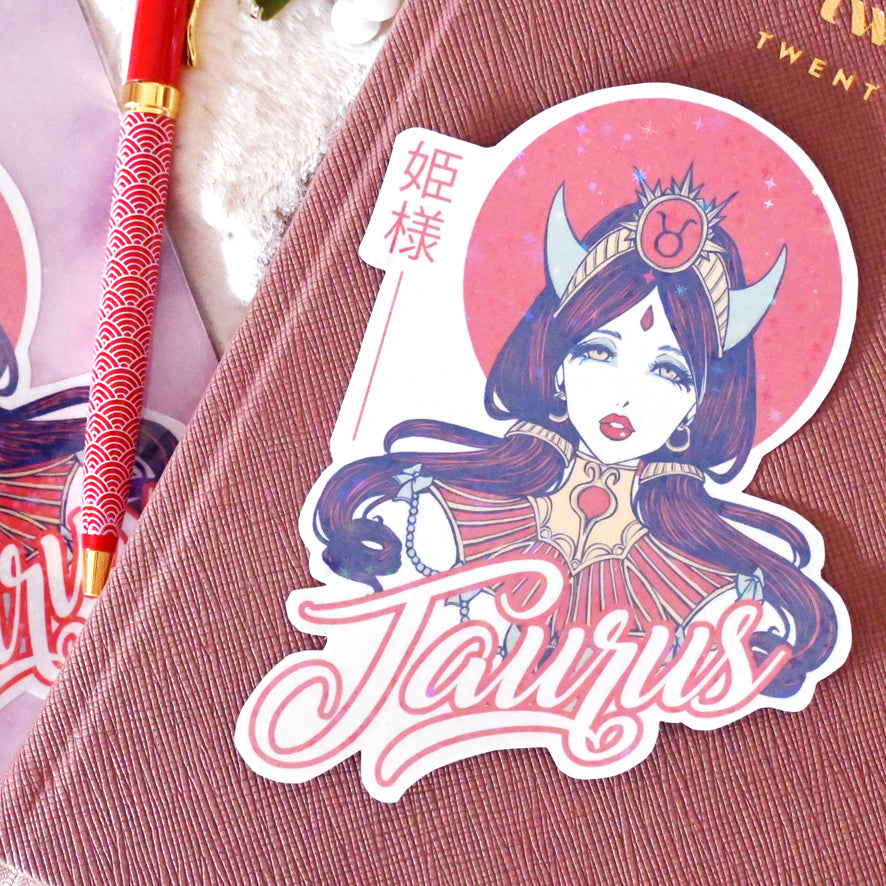 Taurus - Zodiac Collection - XXL Stickers – Himesama by Sabrina Kaufmann