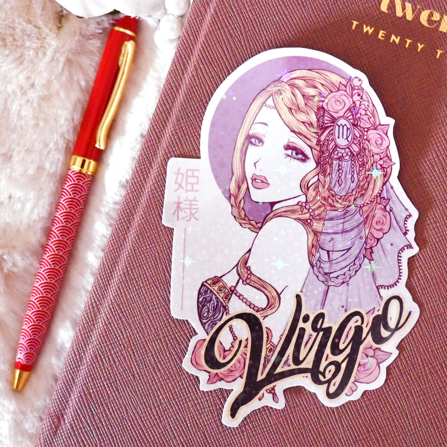 Virgo - Zodiac Collection - XXL Stickers – Himesama by Sabrina Kaufmann